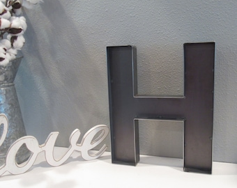 Metal Letter H - Etsy