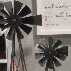 Metal Windmill Tower Set-handmade Free Standing Windmill Towers-rustic ...