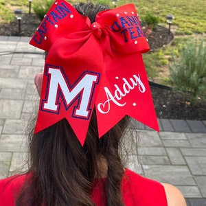 Custom Personalized Dance Team, Cheer Team,cheer Bow - Etsy