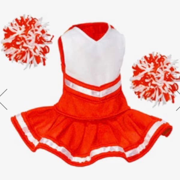 Red Cheerleader Costume - Etsy