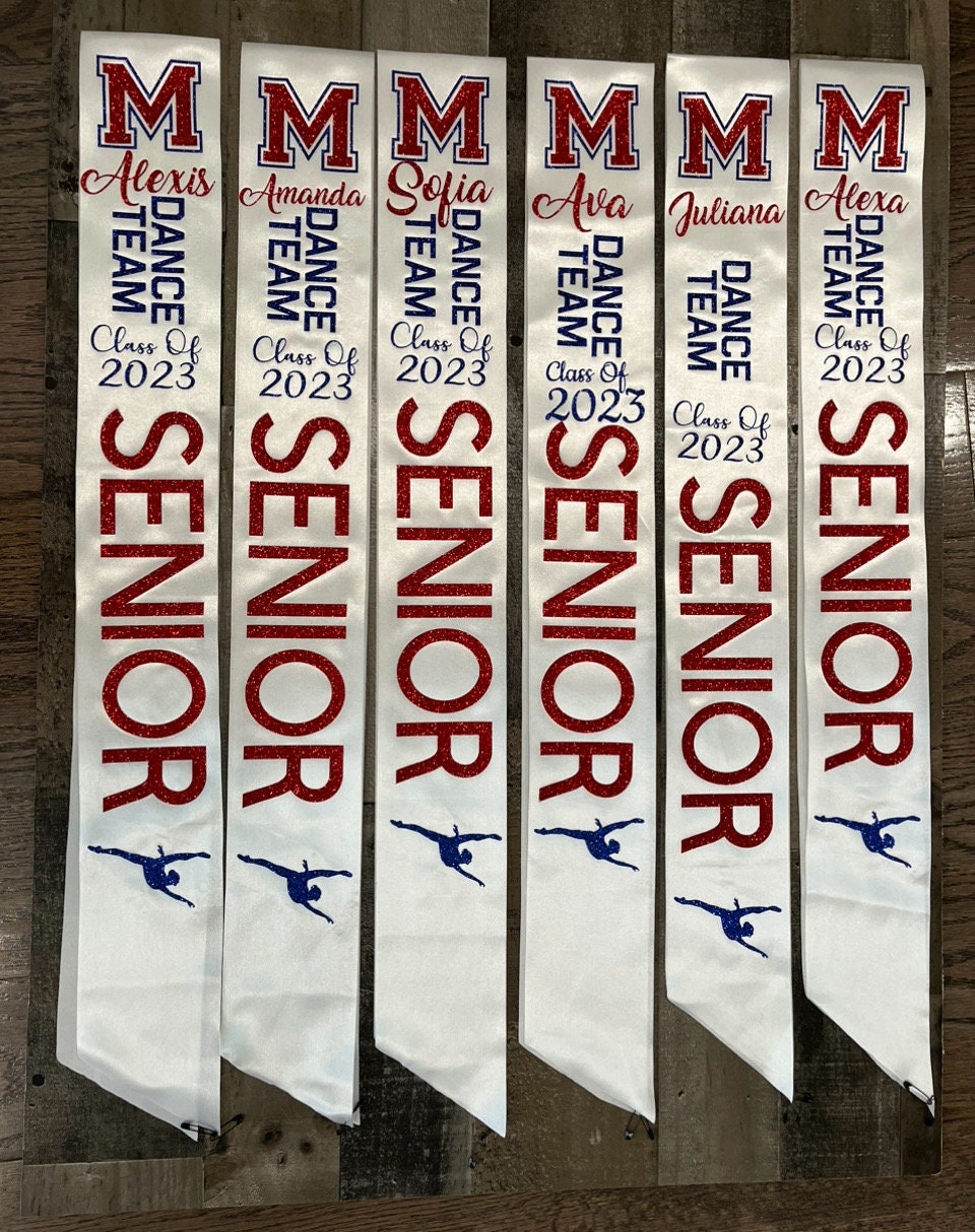 SENIOR Sash - Etsy