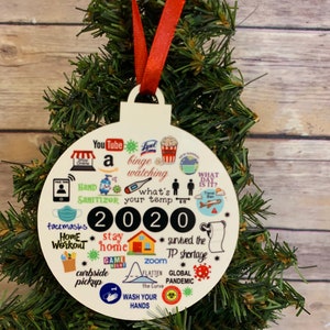 2020 Pandemic Ornament Christmas Ornament. Design #1 - Etsy