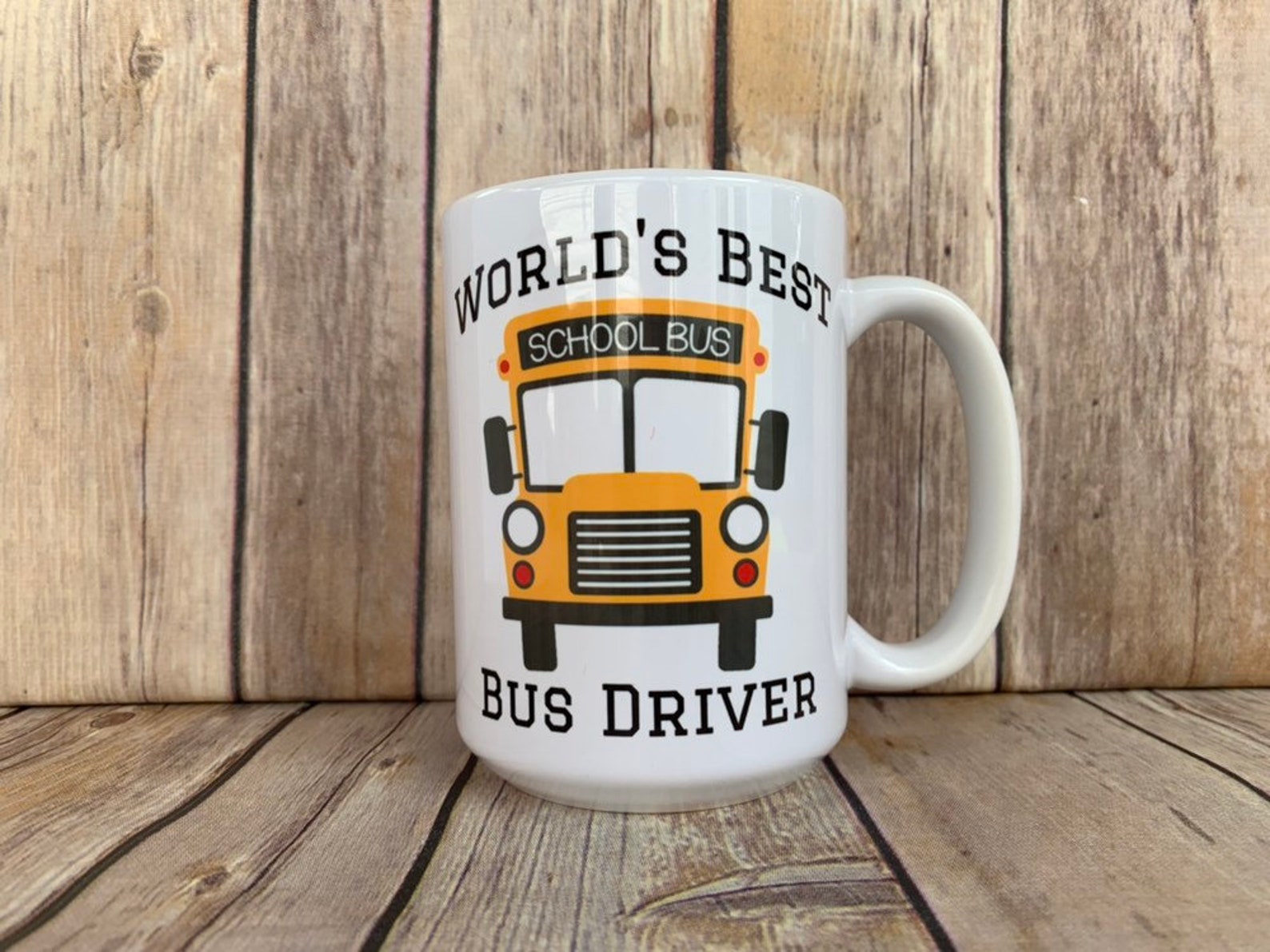 Bus Driver Personalized Worlds Best Bus Driver Mug - Etsy