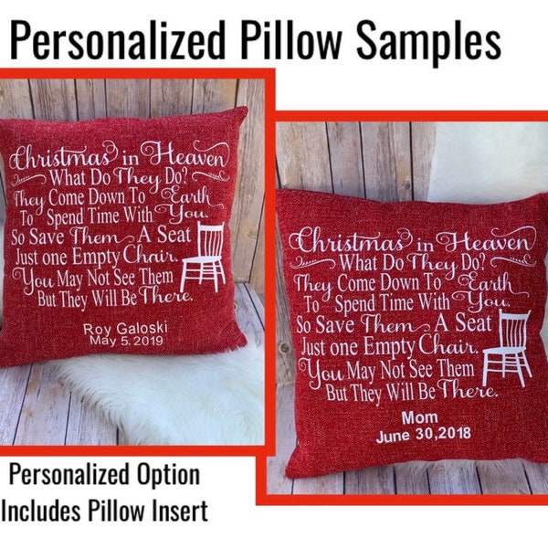 Memorial Pillow Poem - Etsy
