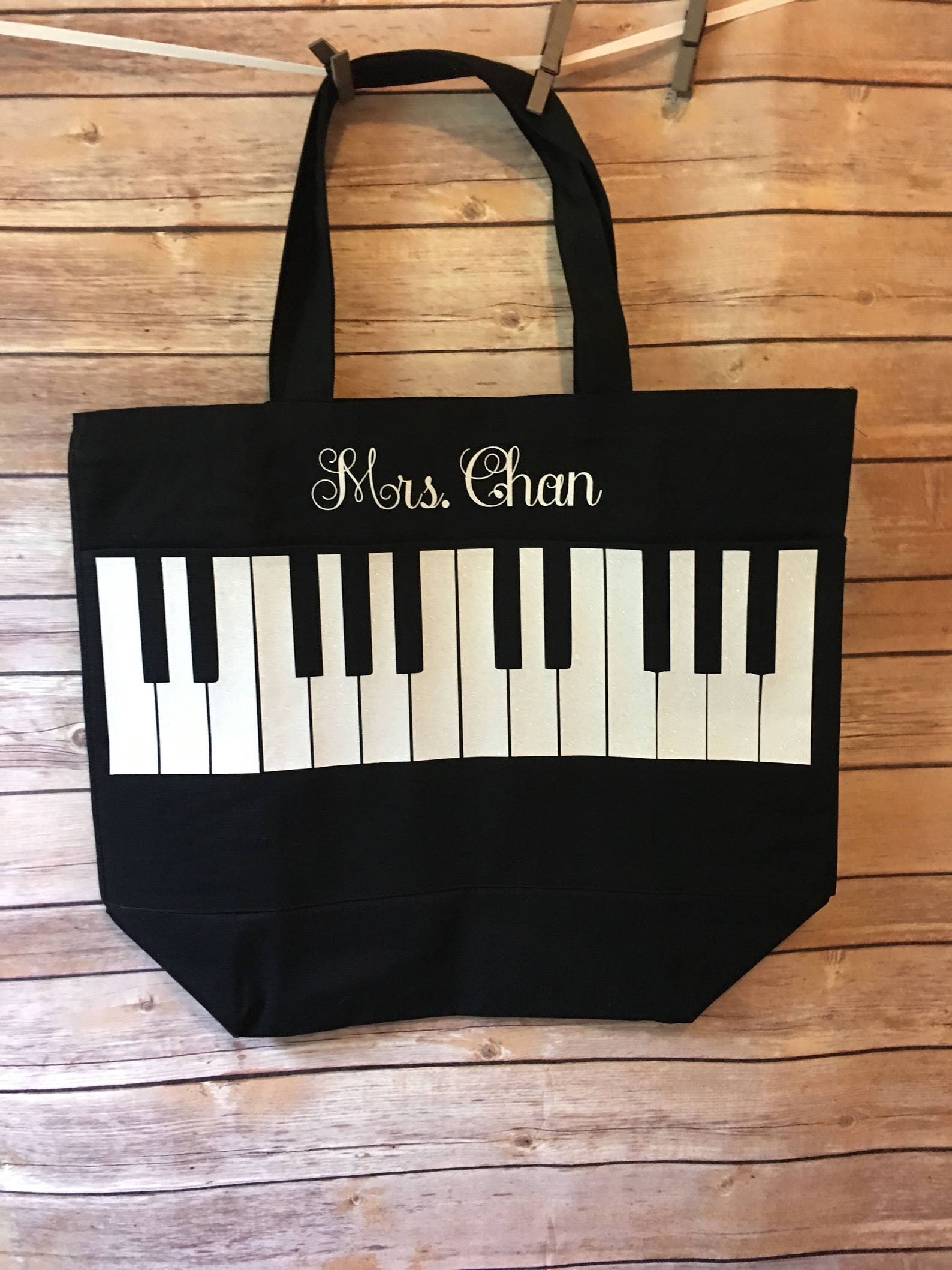 Large Personalized Piano Bag - Etsy