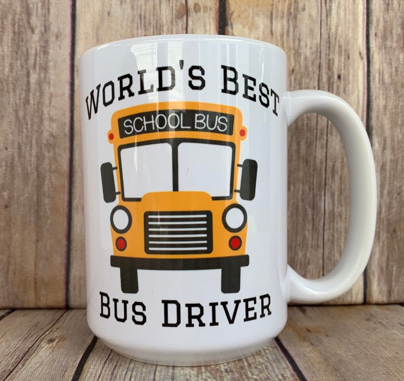 Bus Driver Personalized Worlds Best Bus Driver Mug - Etsy