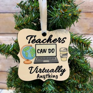 Teacher Gift, Virtual Teacher, Teachers Can Do Anything Virtually ...