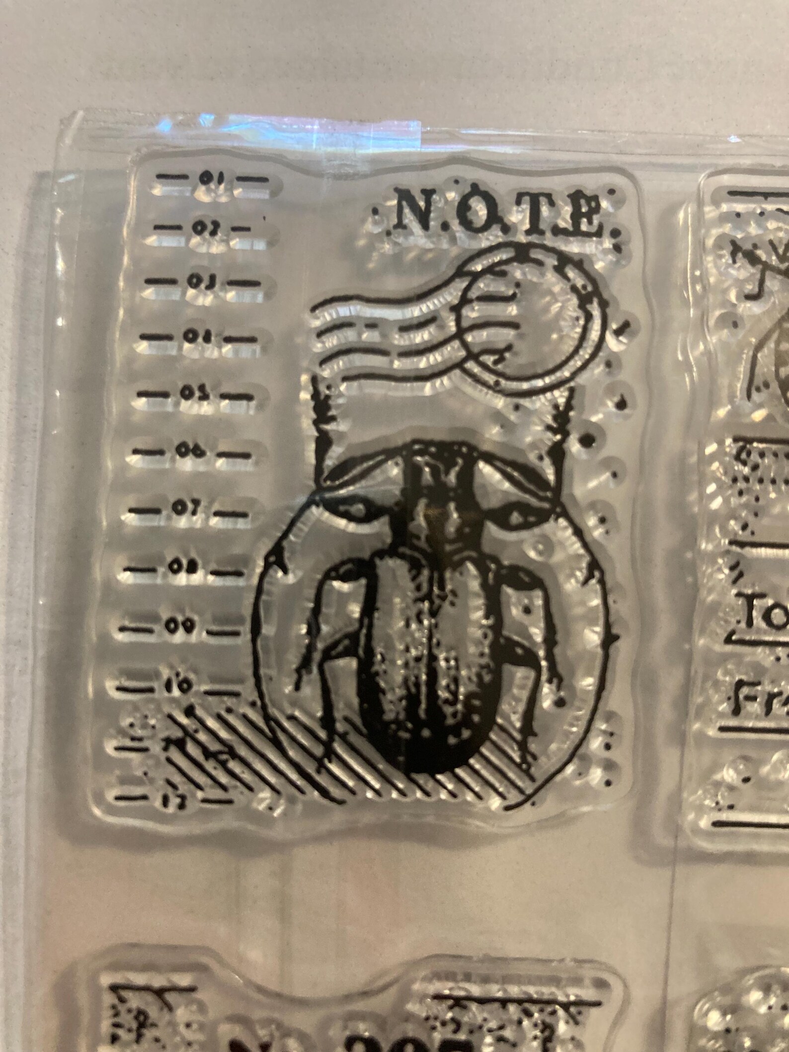 Insect Ticket Stamp Set - Etsy