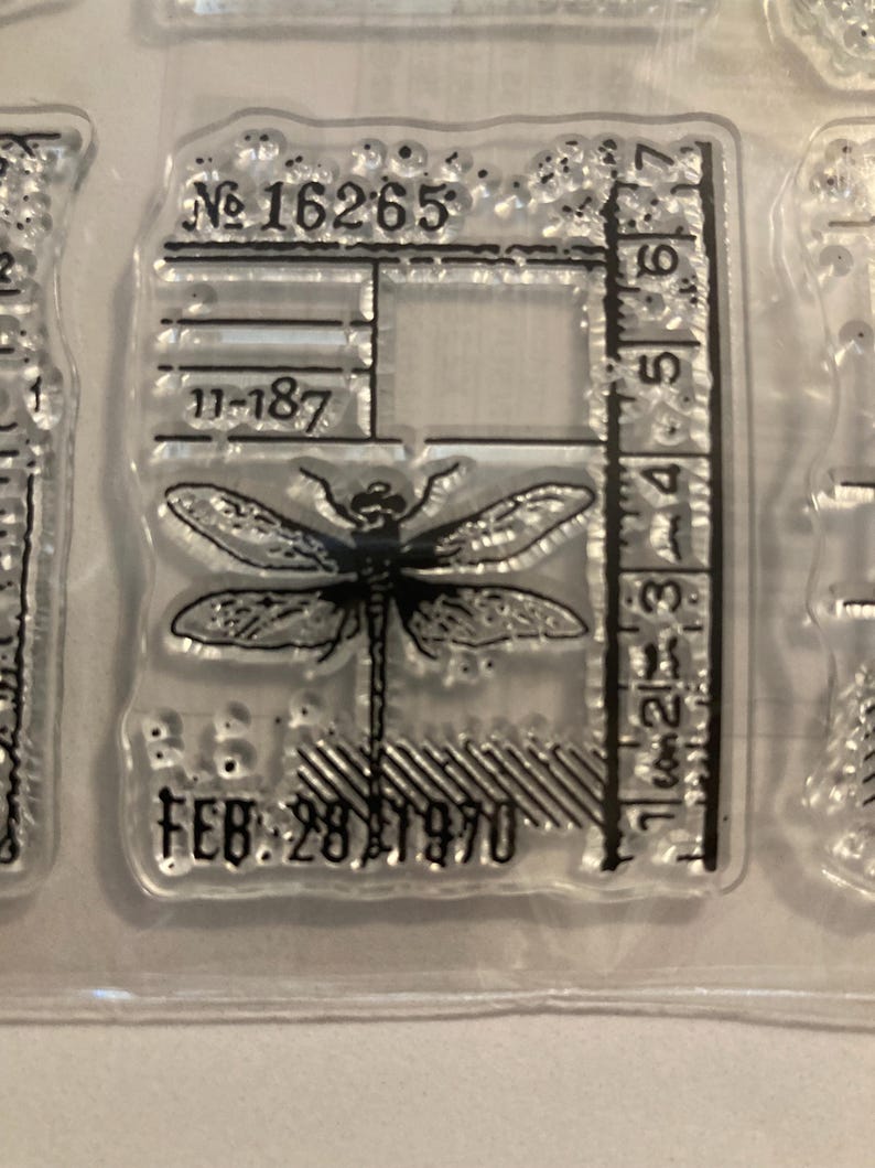 Insect Ticket Stamp Set - Etsy