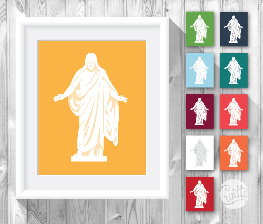 Digital File - "come, Follow Me", Christus Statue, LDS Art, 8x10, 10 ...