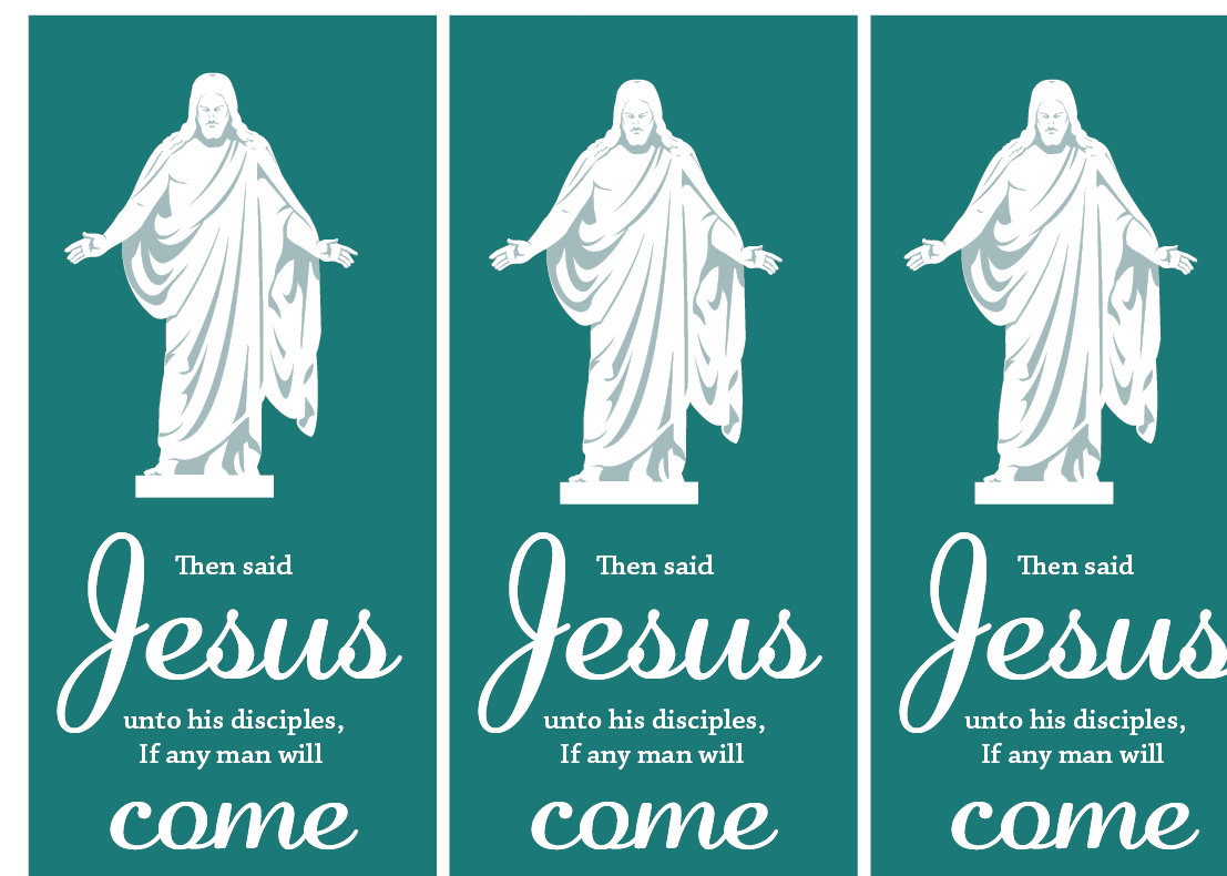 Come Follow Me Bookmarks, Jesus Christ LDS Art (digital File) - Etsy