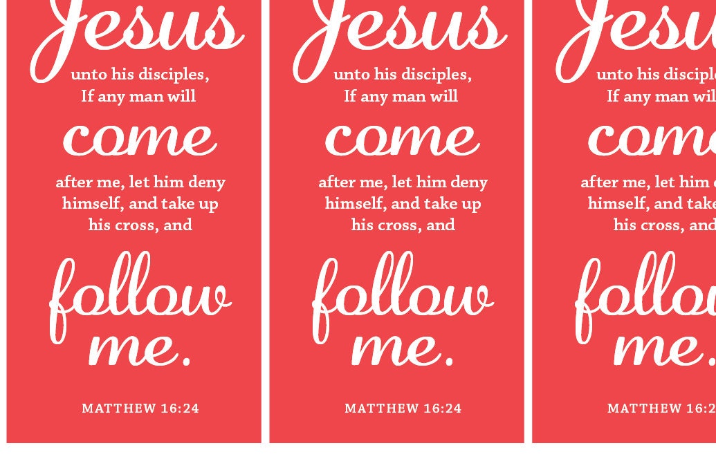 Come Follow Me Bookmarks, Jesus Christ LDS Art (digital File) - Etsy