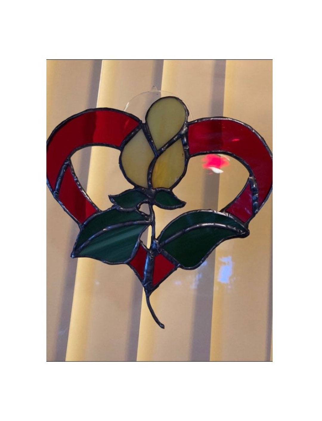 Valentine Stained Glass - Etsy
