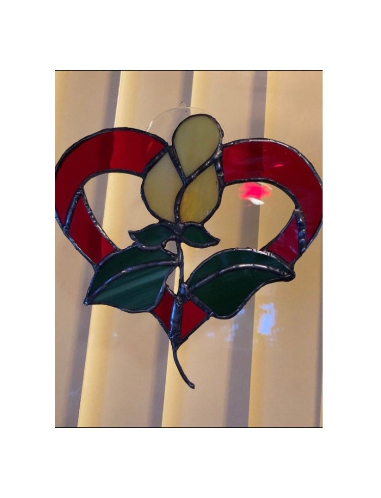 Valentine Stained Glass - Etsy