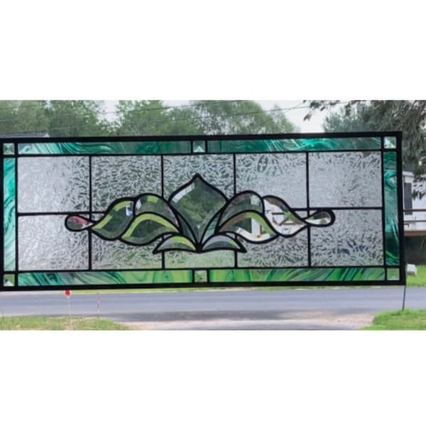 Stained Glass Transom Window - Etsy
