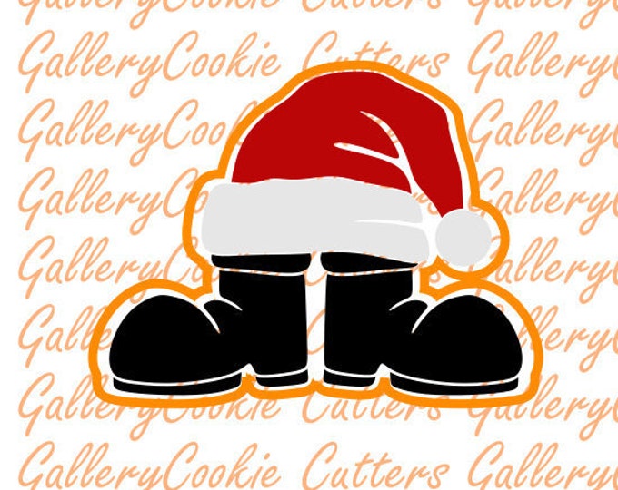 Cheeky Santa Cookie Cutter Christmas Cookie Cutter - Etsy
