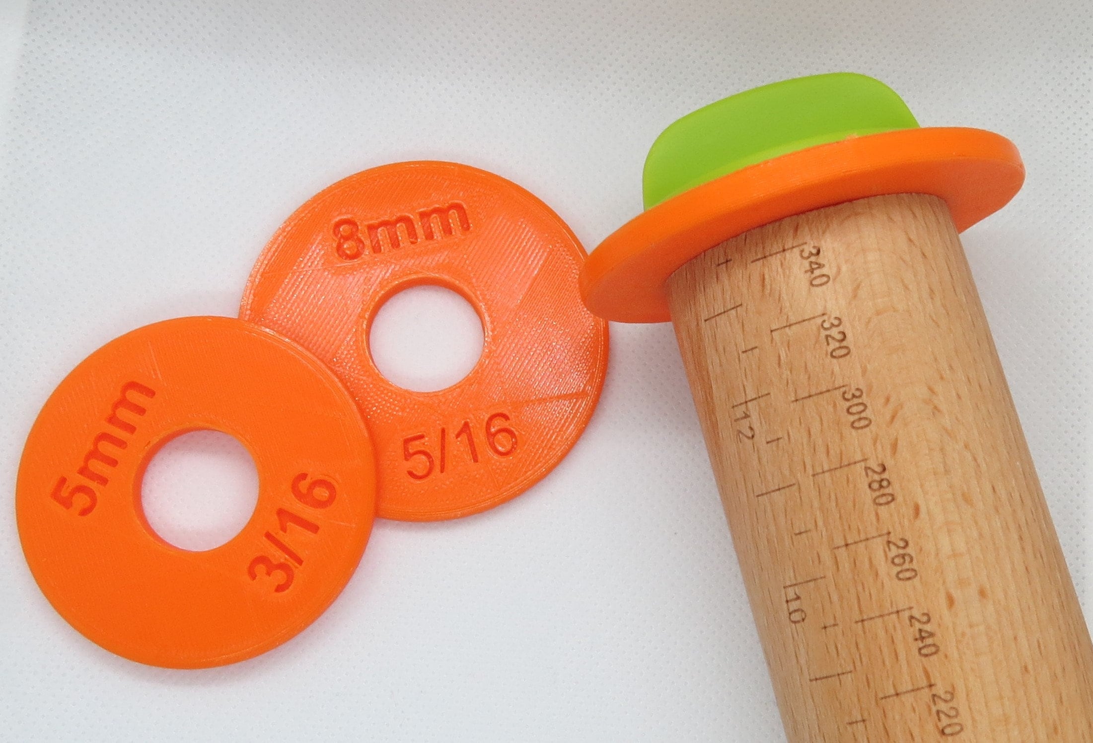 Set of 3 Rolling Pin Guides/ Rolling Pin Guide Set/ Joseph - Etsy