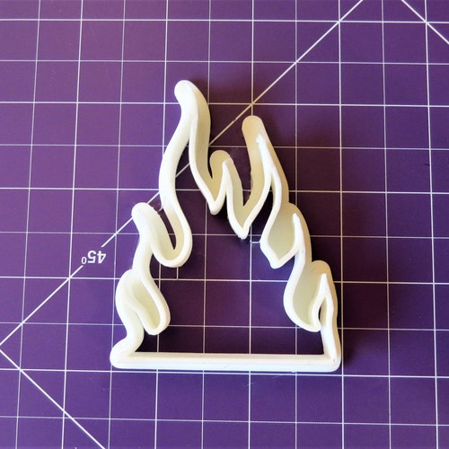 Flame Cookie and Fondant Cutter - Etsy