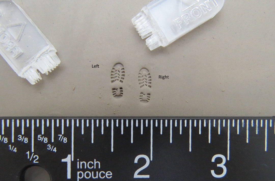 Hiking Boots Sole Pottery Stamp, Clay Stamp, Polymer Clay Stamp ...