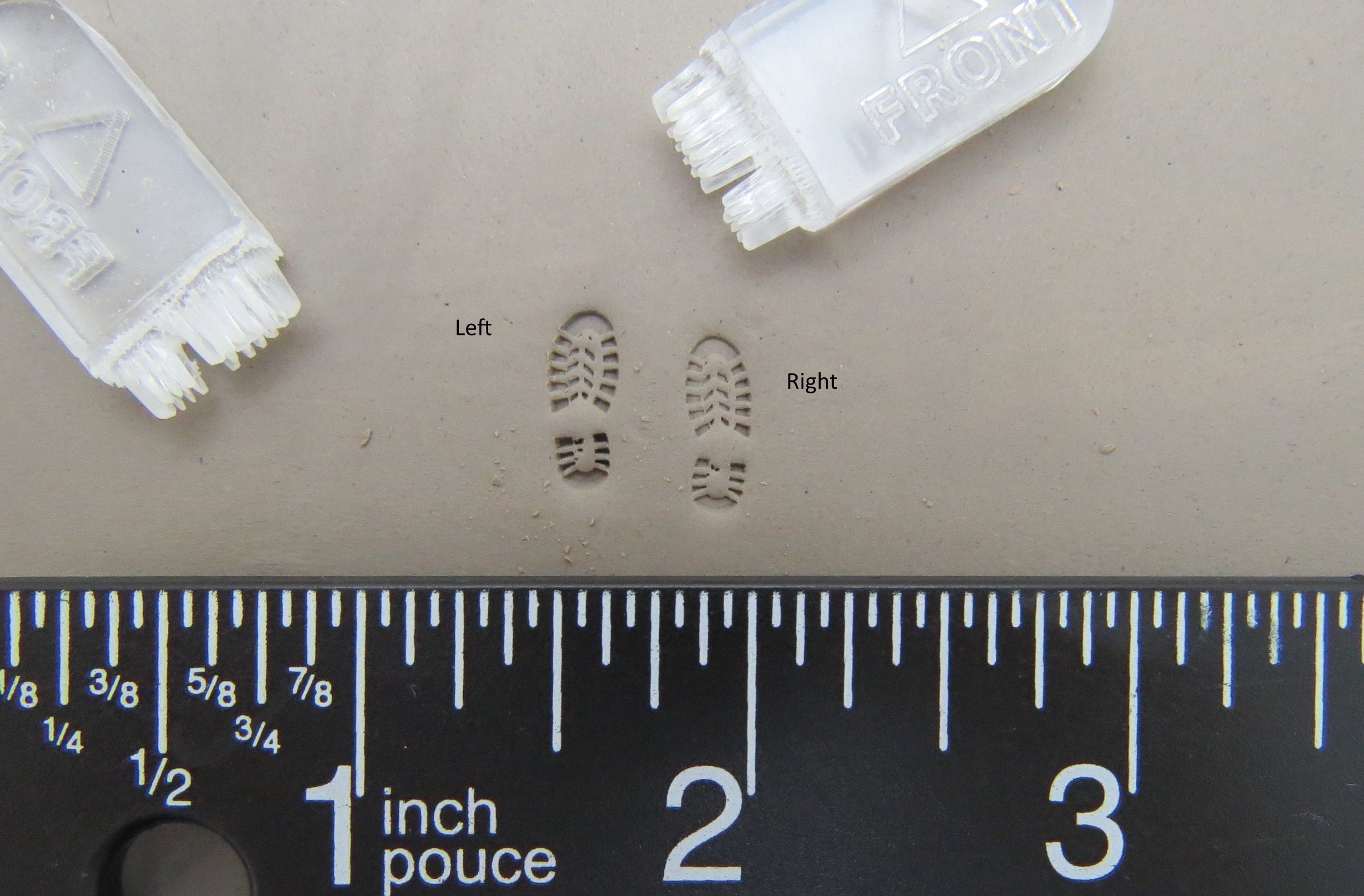Hiking Boots Sole Pottery Stamp, Clay Stamp, Polymer Clay Stamp ...