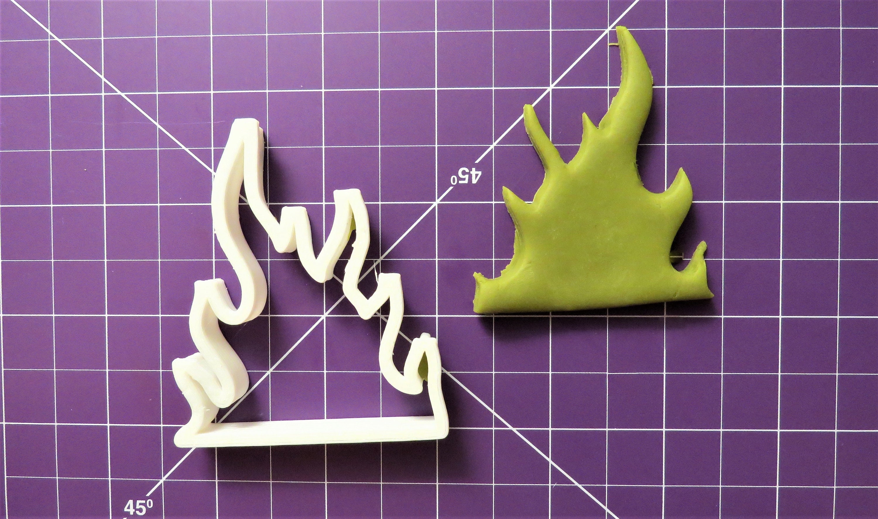 Flame Fire Cookie Cutter Fondant Cutter 3D Printed | Etsy