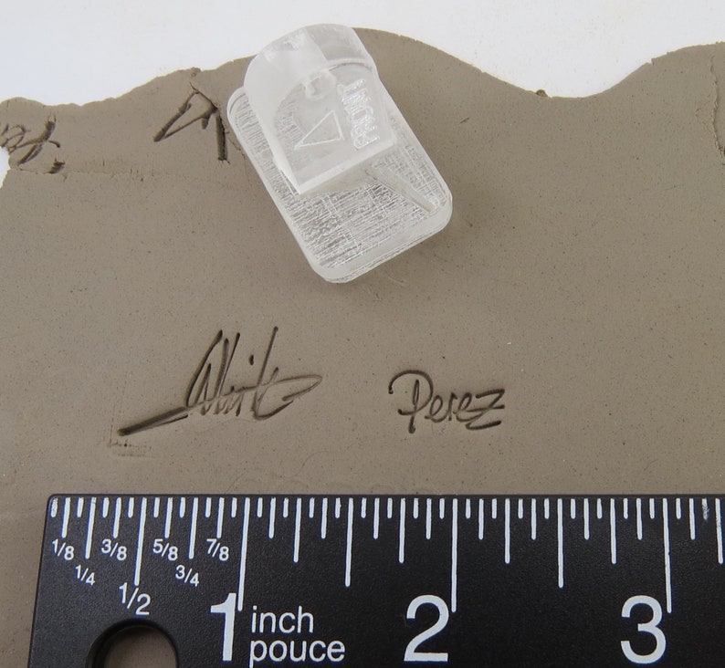 Actual Handwriting Signature Pottery Stamp Custom Signature - Etsy