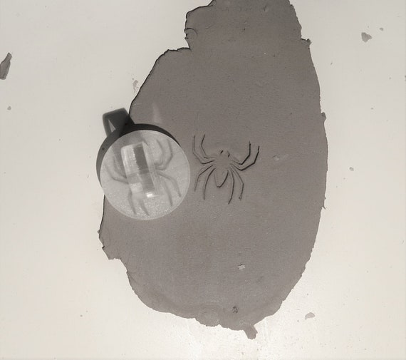 Spider Pottery Stamp Clay Stamp Polymer Clay Fondant Stamp | Etsy