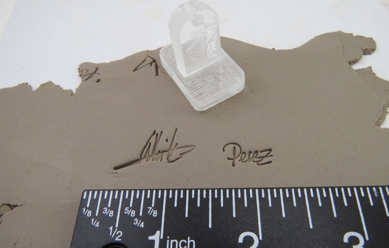 Actual Handwriting Signature Pottery Stamp Custom Signature - Etsy