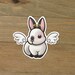 5x Custom Bunny Stickers - Customized Rabbit Gift, Custom Rabbit Art ...