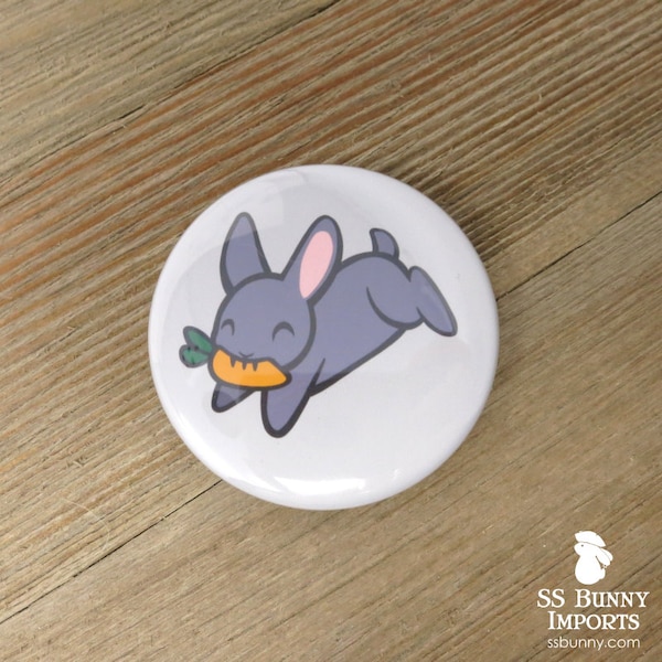 Bunny Rabbit Button - Etsy
