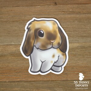 Custom 5x Lop Rabbit Vinyl Stickers Chibi Lop Bunny Picture - Etsy