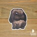 Black Tort Lop Rabbit Sticker Lop Rabbit Bumper Sticker Lop - Etsy