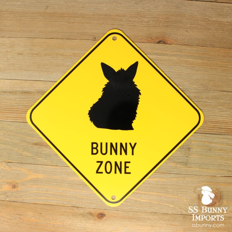 Lionhead Bunny Zone Pet Rabbit Sign Lionhead Rabbit Zone - Etsy