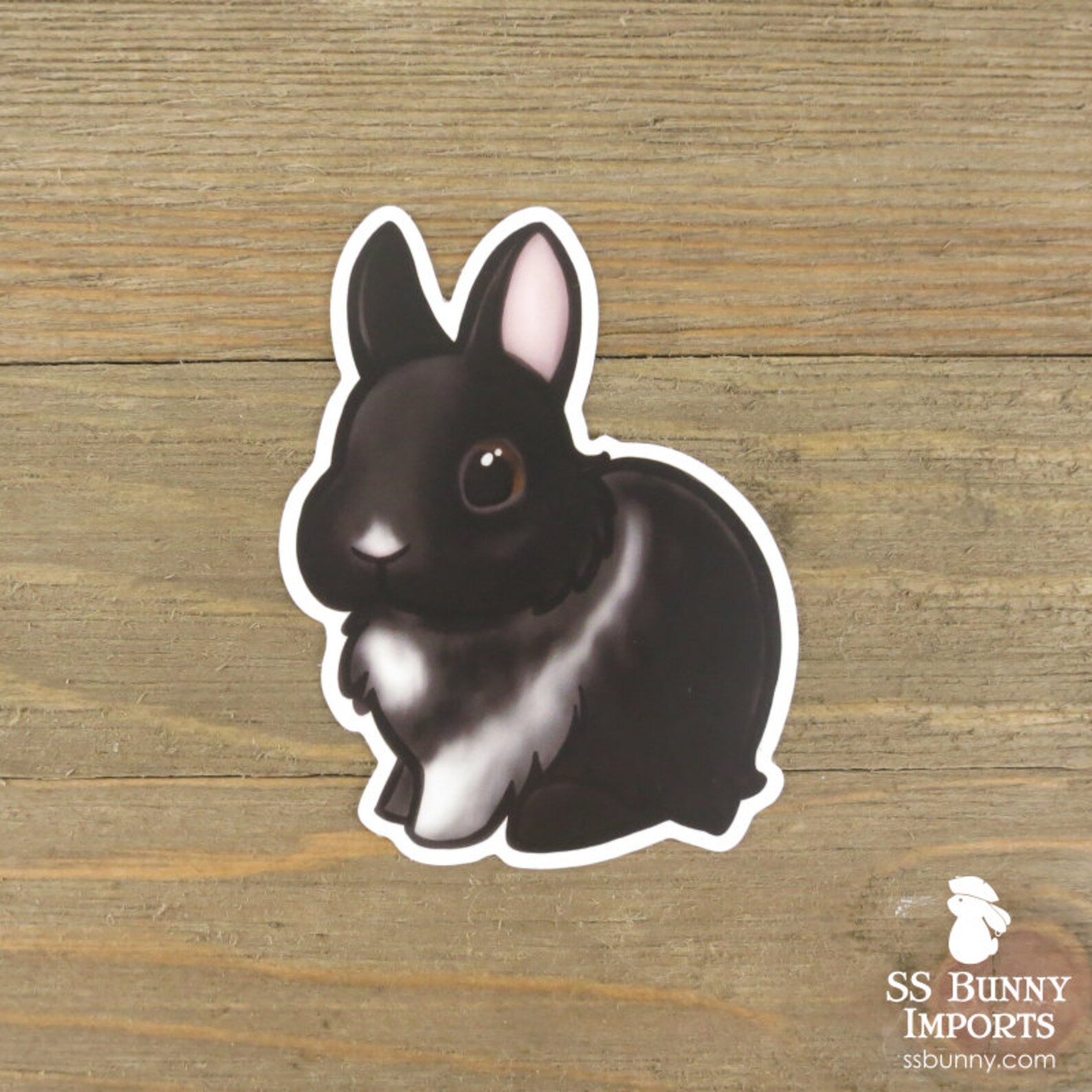 Custom Vienna-marked Netherland Dwarf Bunny Sticker Printed - Etsy