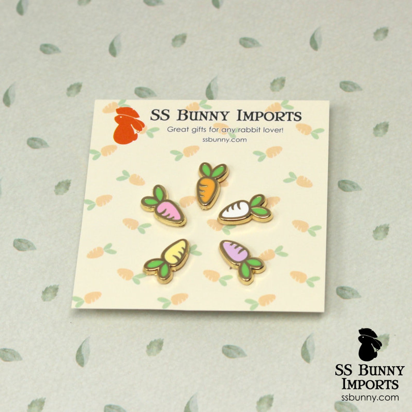 Mini carrot hard enamel pins mini board filler pin accent | Etsy