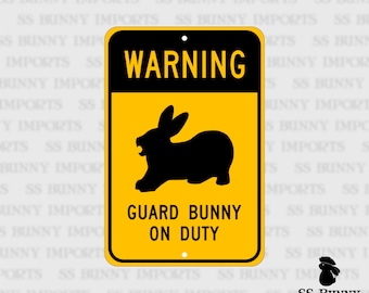 Lop Bunny Zone Pet Rabbit Sign Aluminum 6 Glossy - Etsy