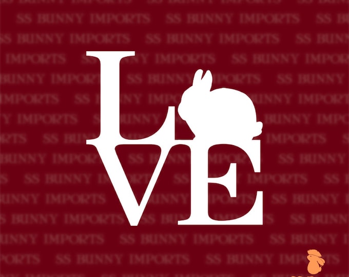 Crazy Bunny Lady Sticker Full Text Rabbit Decal / Car Decal | Etsy