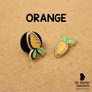 Mini Carrot Hard Enamel Pins - Mini Board Filler Pin, Accent Hard ...