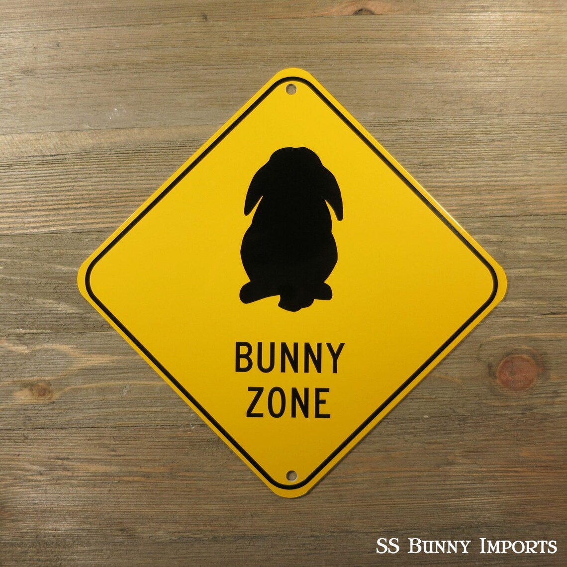 Lop Bunny Zone Pet Rabbit Sign Aluminum 6 Glossy - Etsy