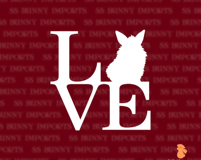 Lionhead Rabbit Head Heart Beat ECG EKG Sticker Bunny Car - Etsy