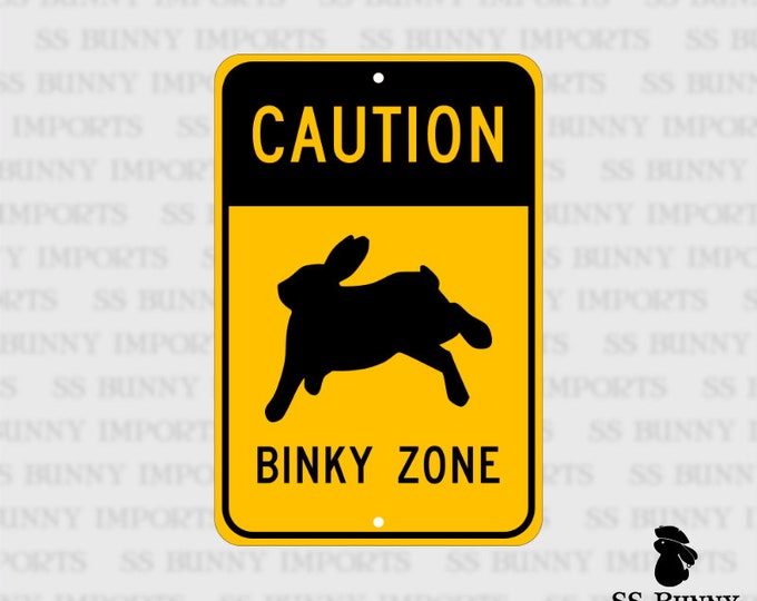 Warning Guard Bunnies on Duty Novelty Rabbit Sign Aluminum | Etsy