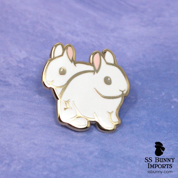 Rabbit Pin - Etsy