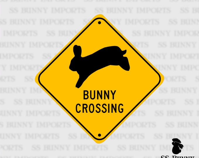 Caution Binky Zone Funny Animal Bunny Sign Aluminum - Etsy