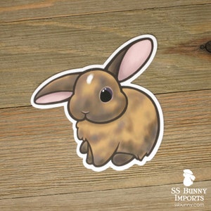 Custom 5x Lop Rabbit Vinyl Stickers Chibi Lop Bunny Picture - Etsy