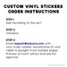 5x Custom Bunny Stickers - Customized Rabbit Gift, Custom Rabbit Art ...