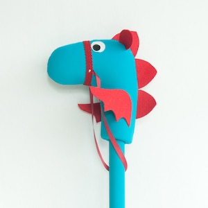 Dinosaur Dragon Ride on Stick, Stick Dragon Dinosaur, Toddler Dinosaur ...