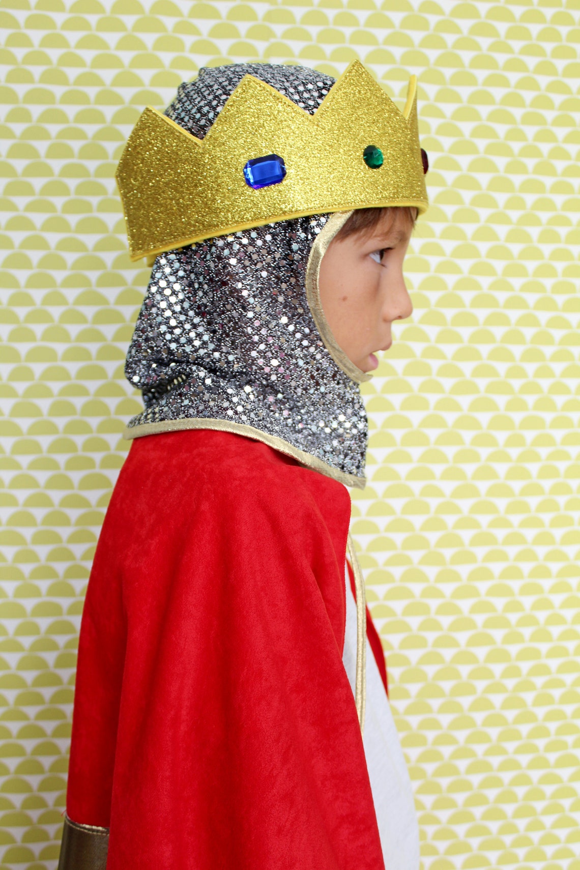 Kids Crown King Arthur Crown Queen Crown Made in Felt and - Etsy
