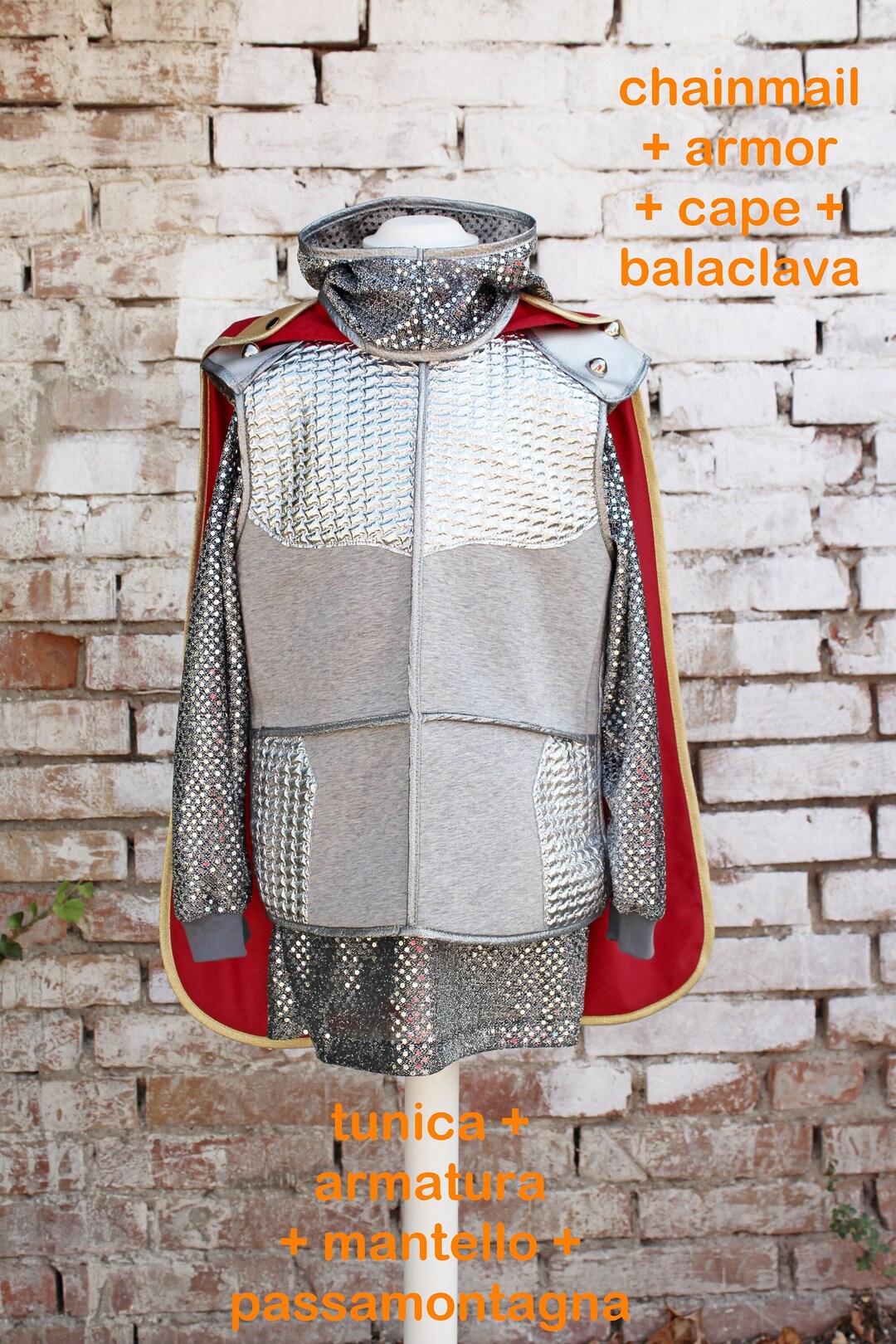 Kids Knight Costume, Complete Outfit With Knight Armor, Knight ...