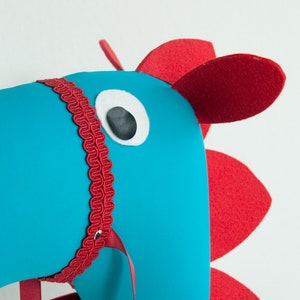 Dinosaur Dragon Ride on Stick, Stick Dragon Dinosaur, Toddler Dinosaur ...