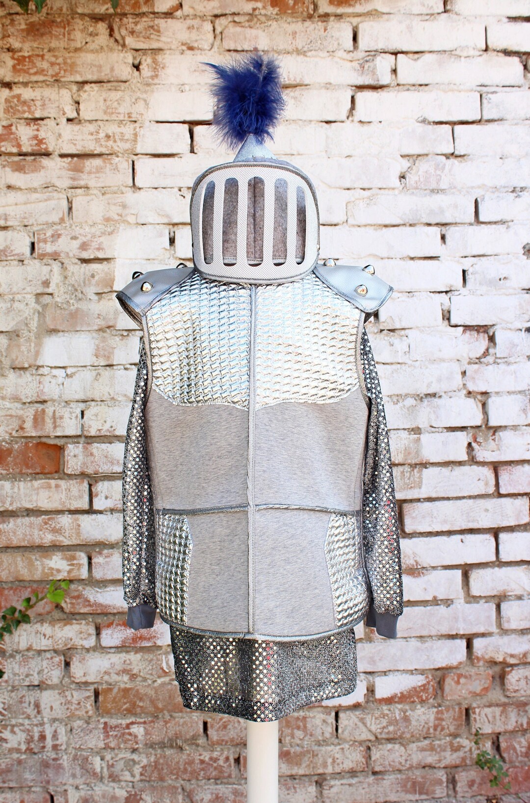 Kids Knight Costume With Knight Armor, Knight Chainmail and Helmet ...